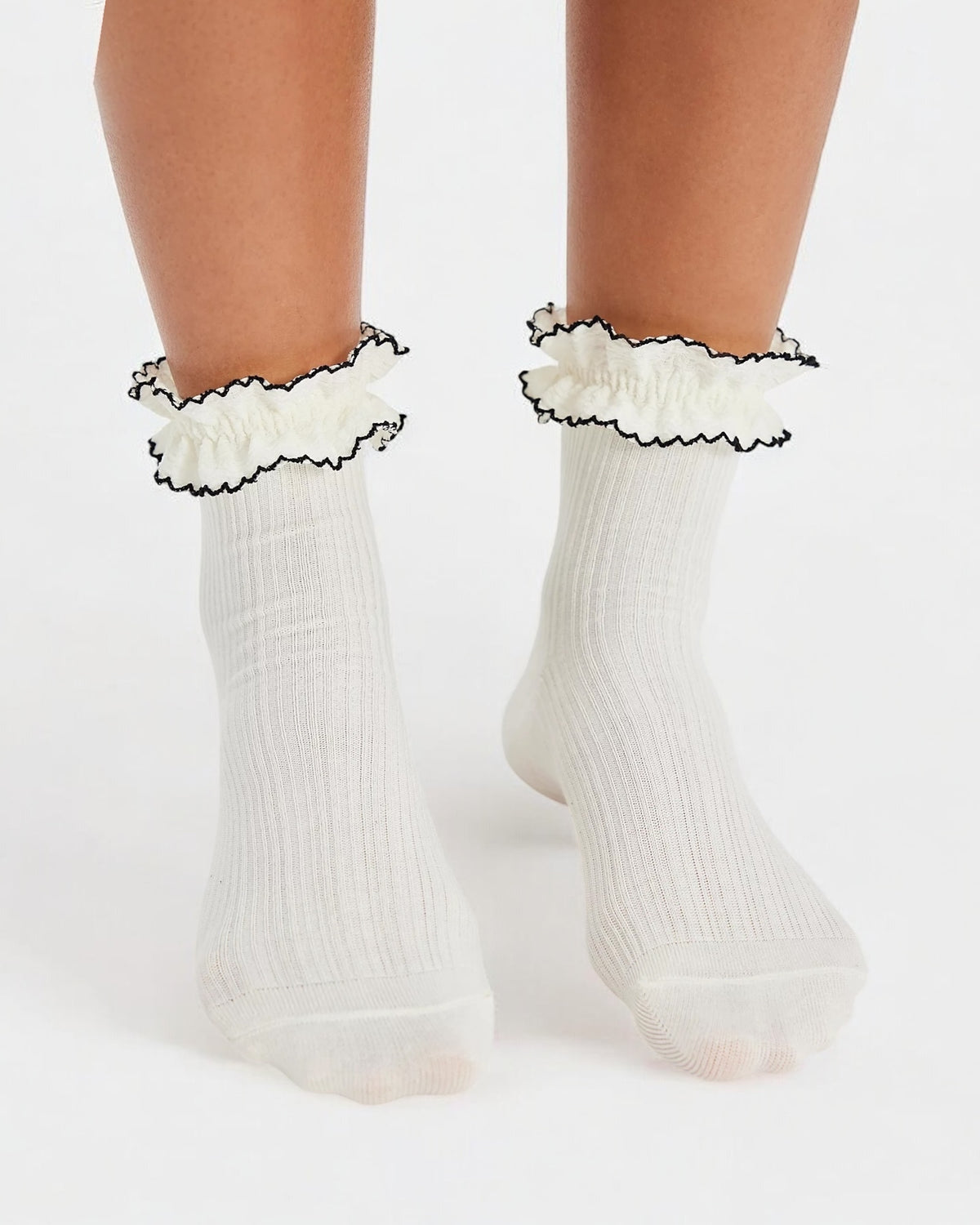 Sheer Frilly Socks | High Heel Jungle